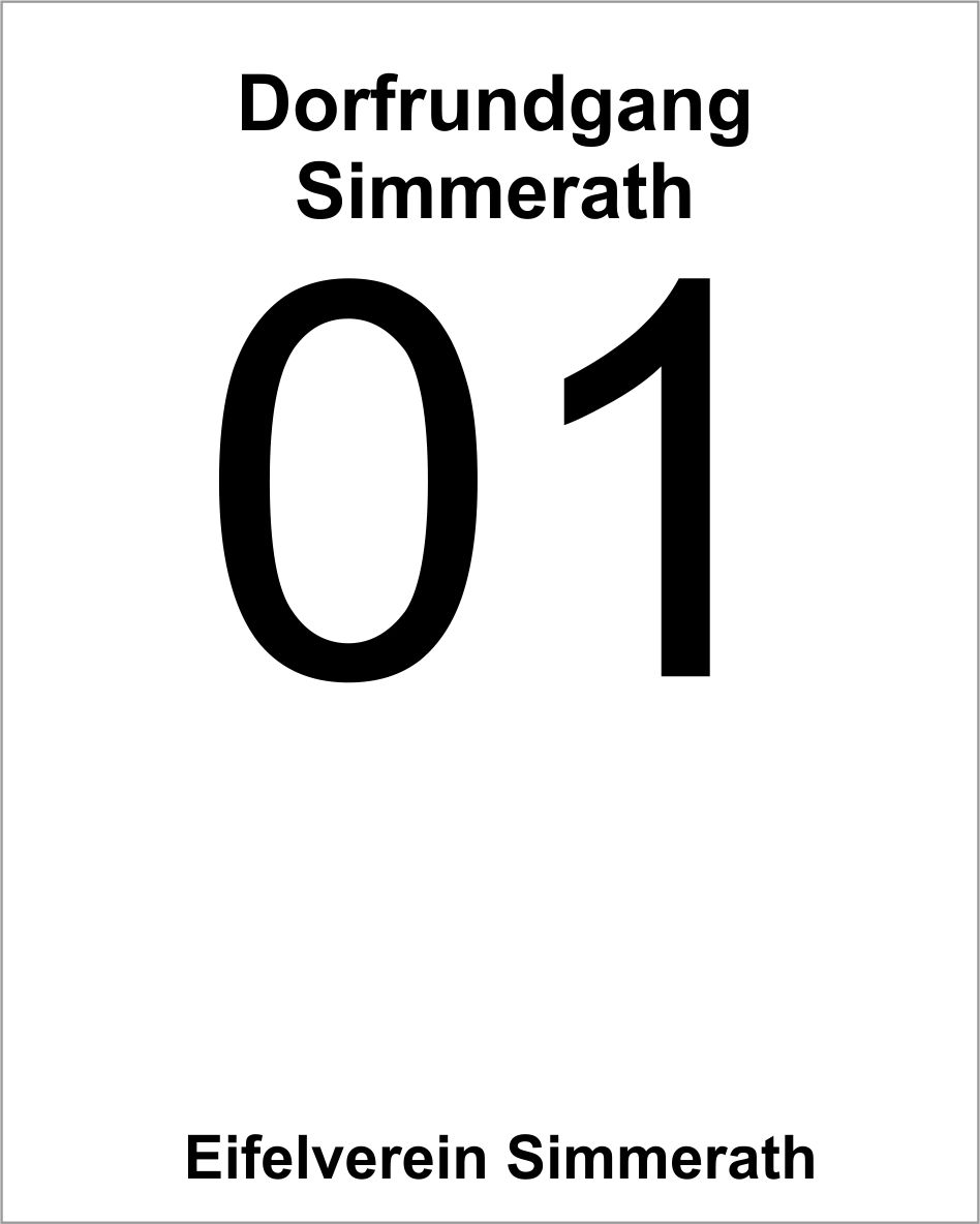 01 Dorfrundgang - Simmerath